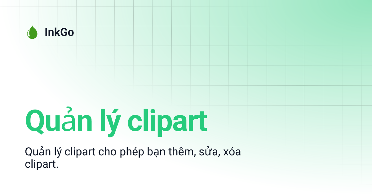 Quản lý clipart | InkGo